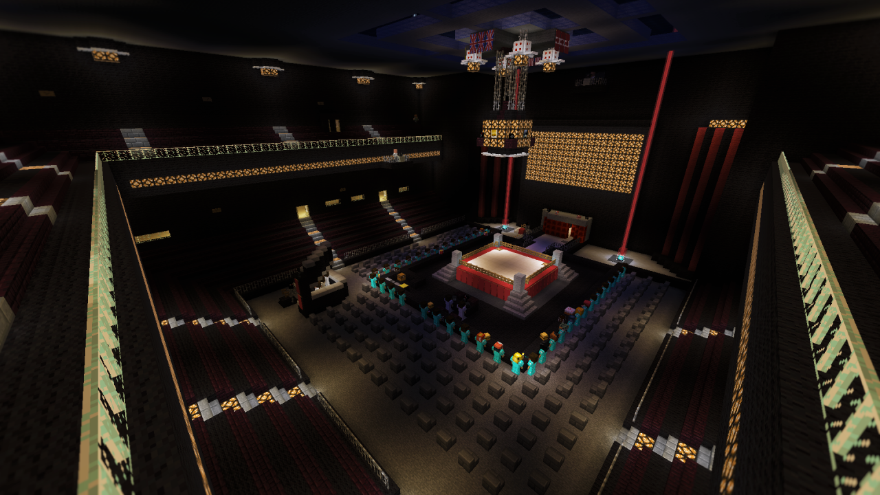 WWE Monday Night Raw Arena Minecraft Map
