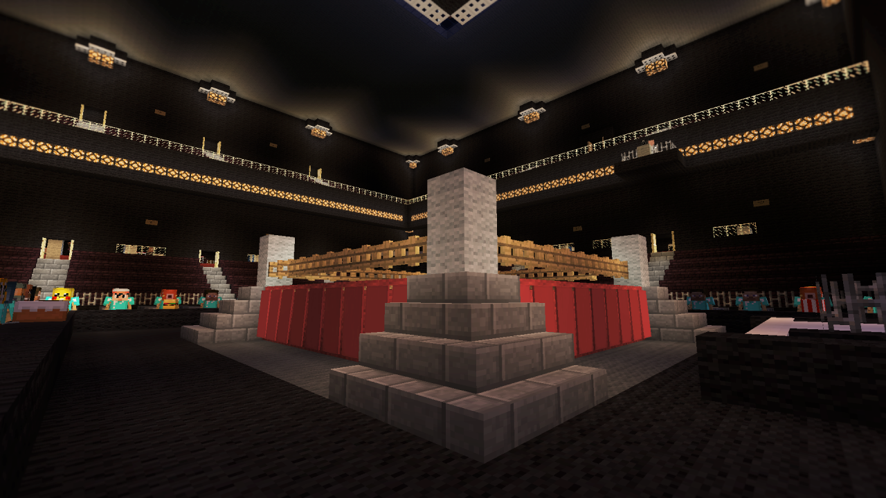 WWE Monday Night Raw Arena Minecraft Map