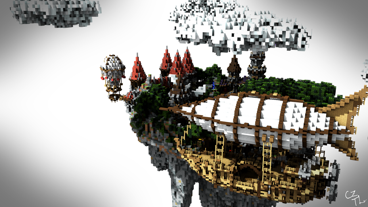 Annihilation Floating Server Spawn Minecraft Map