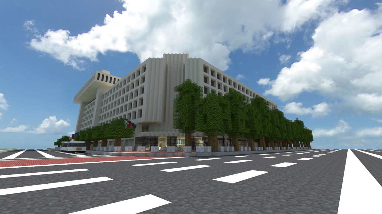 FBI Hoover building (Washington DC) Minecraft Map