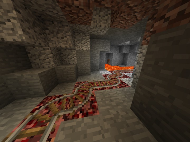 Fireball roller coaster thrill ride! Minecraft Map