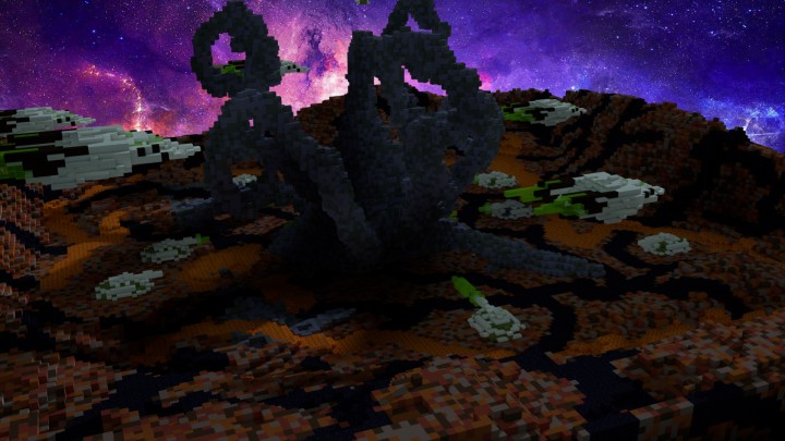 Life on Mars Solo build Minecraft Map