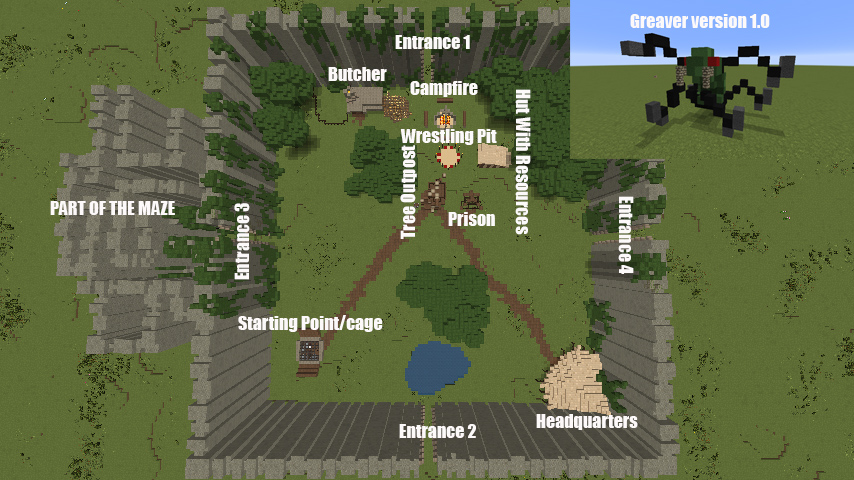 The Maze Runner Minecraft Map