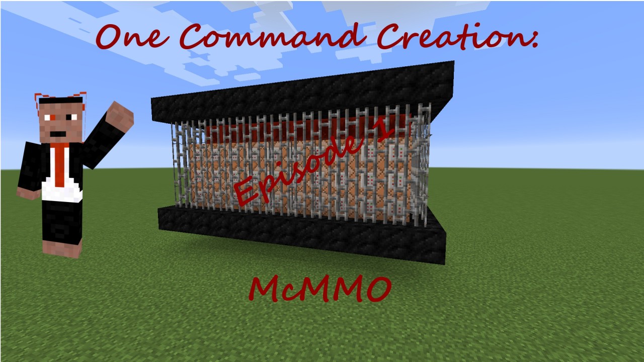 McMMO in One Command Minecraft Map