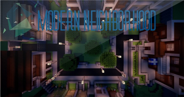Modern Neighborhood - 100% Complete Minecraft Map