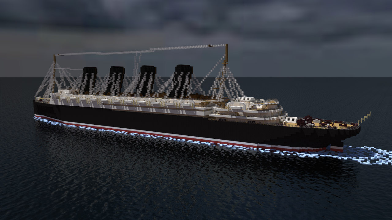 RMS Lusitania [1:1 Scale Replica!] Minecraft Map