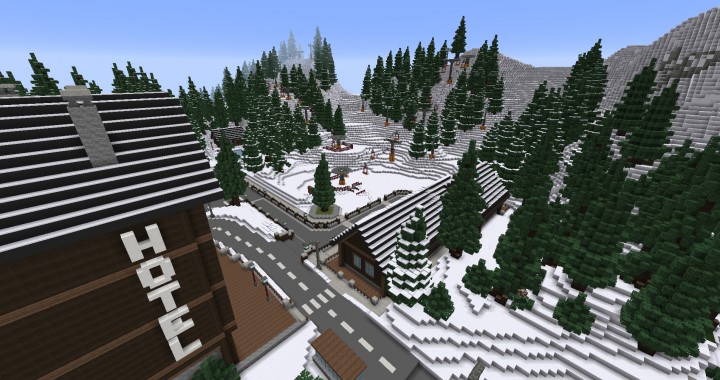 Ski Resort Minecraft Map