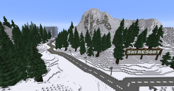 Ski Resort Minecraft Map