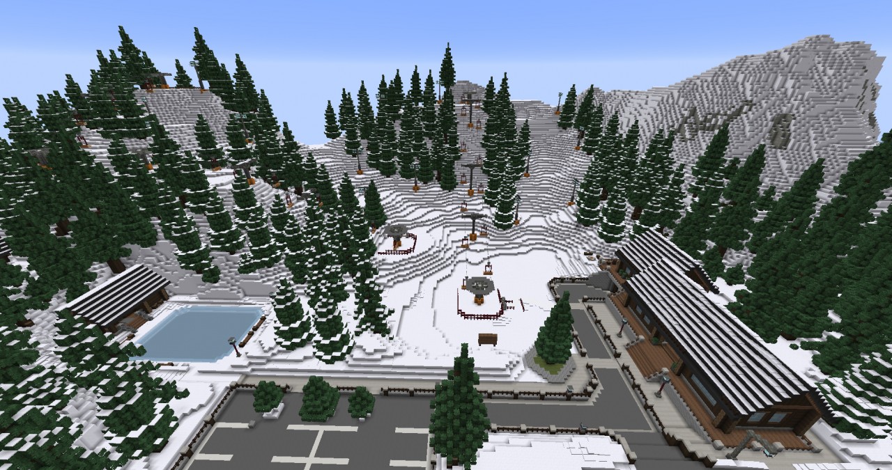 Ski Resort Minecraft Map