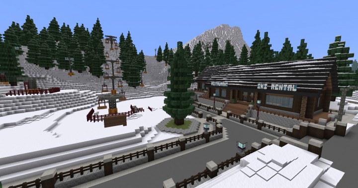 Ski Resort Minecraft Map