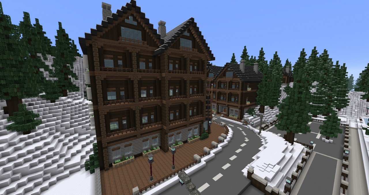 Ski Resort Minecraft Map