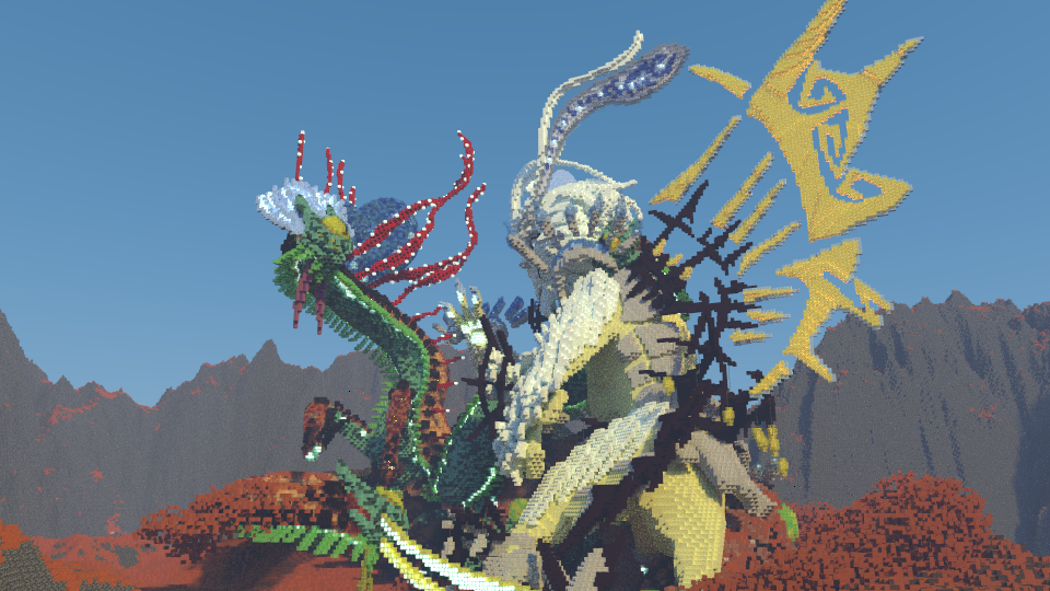 The Great Colossus Battle Minecraft Map