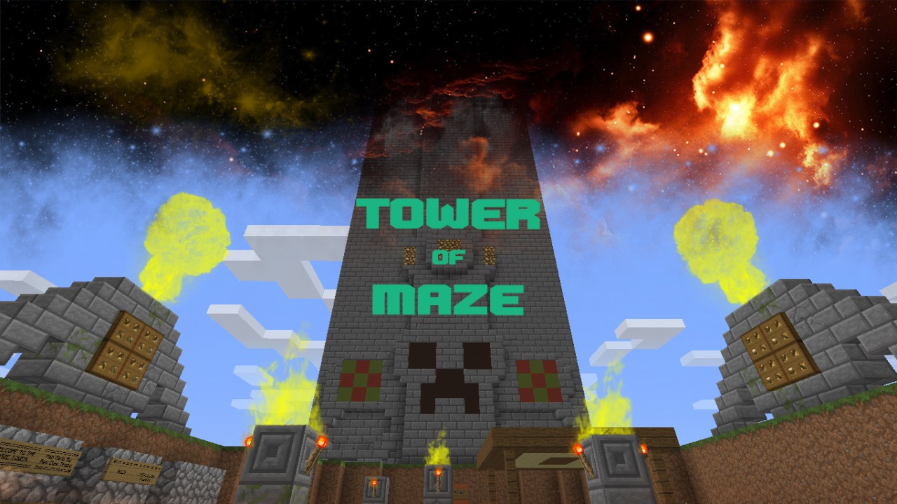 Tower Of Maze Minecraft Map