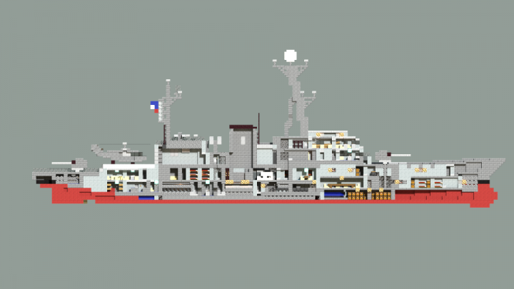 Unity Class Frigate Minecraft Map