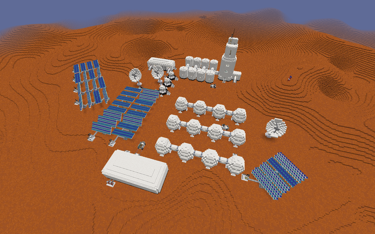 Mars Base Minecraft Map