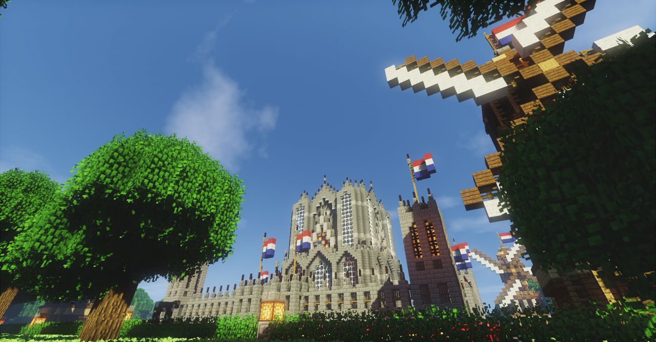 [SURVIVAL] Country Courtyard Minecraft Map