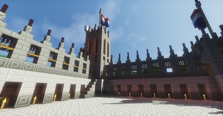 [SURVIVAL] Country Courtyard Minecraft Map