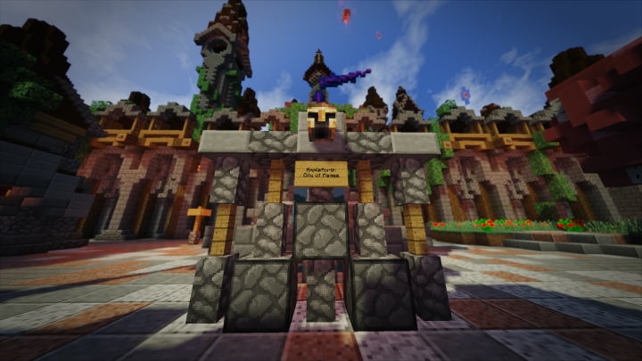 Ampleforth, the city of Mages Minecraft Map