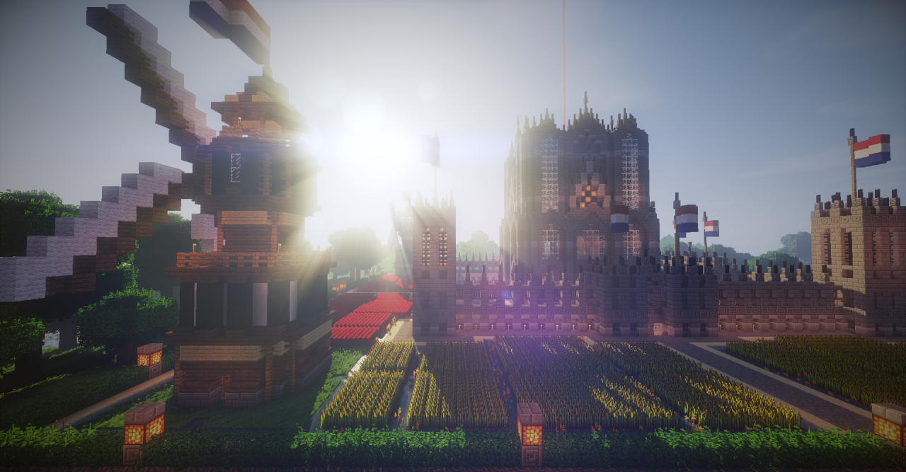 [SURVIVAL] Country Courtyard Minecraft Map