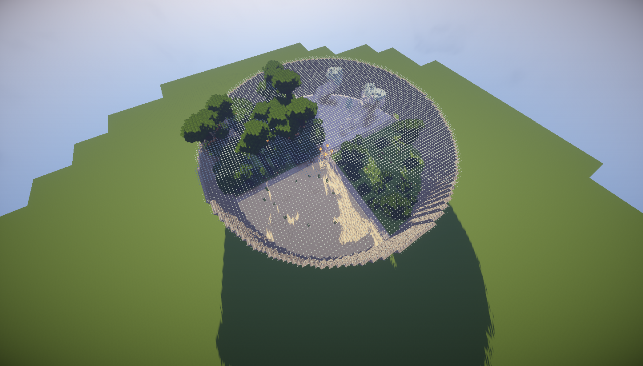 Four Biomes Server Spawn Minecraft Map