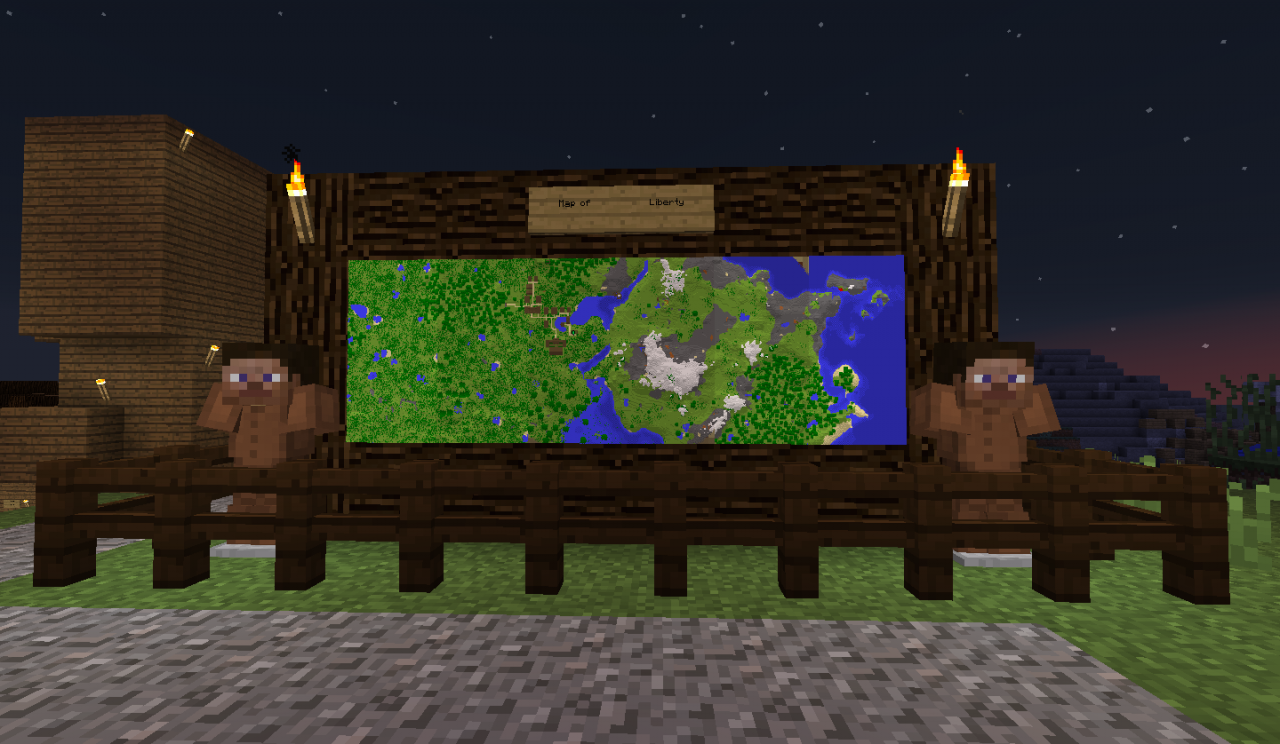 "New Village" Story Mode Minecraft Map