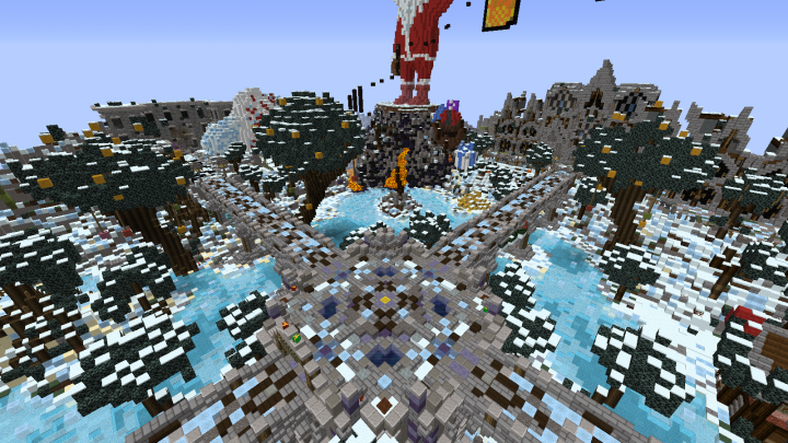 Winter Hub Minecraft Map