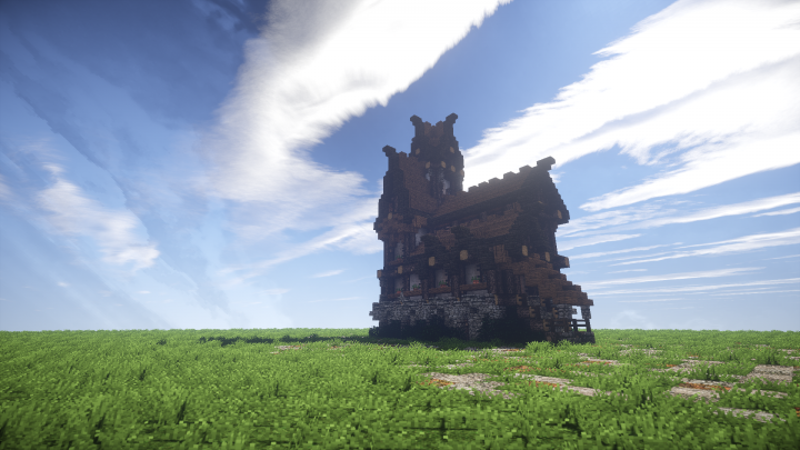 Medieval tower house Minecraft Map
