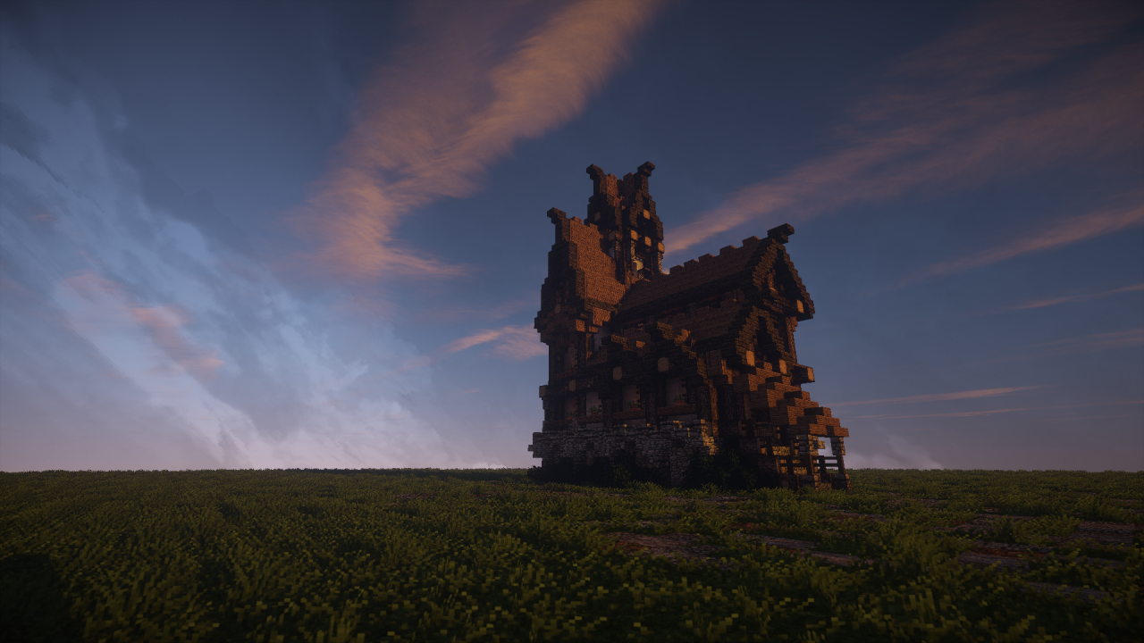 Medieval tower house Minecraft Map