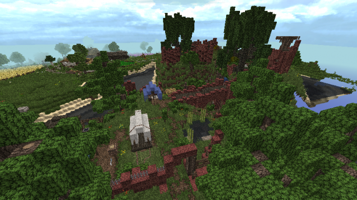 (download)medieval/fantasy Minecraft Map