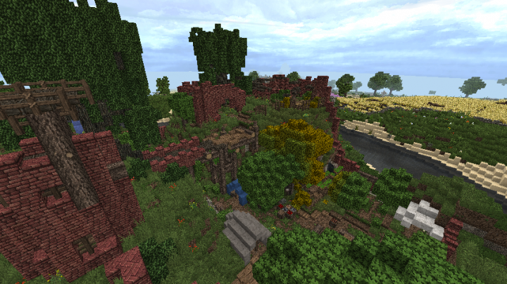 (download)medieval/fantasy Minecraft Map