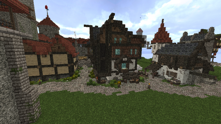 (download)medieval/fantasy Minecraft Map