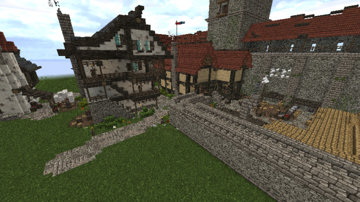 (download)medieval/fantasy Minecraft Map