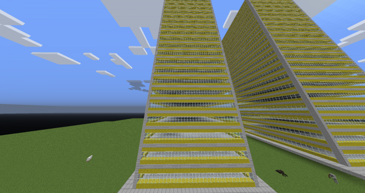 Yellow Big Building Minecraft Map