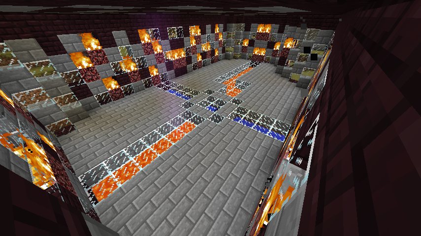 Fire Building within Phoenix Base Minecraft Map