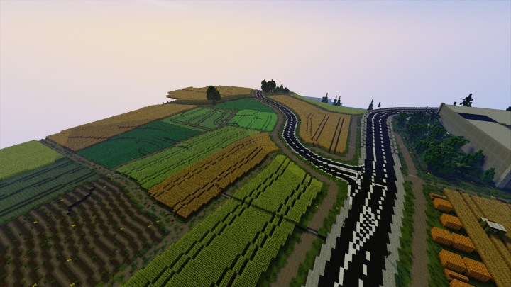 Agricultural fields - Asmoth Island Minecraft Map