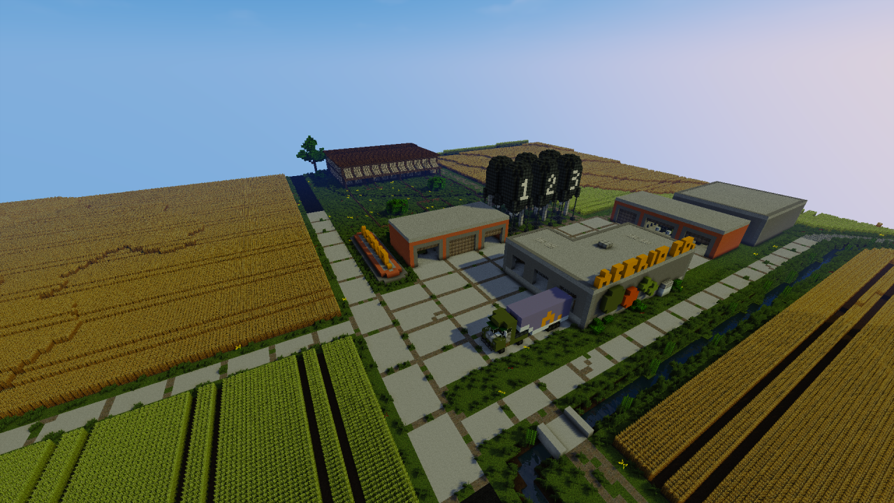 Agricultural fields - Asmoth Island Minecraft Map