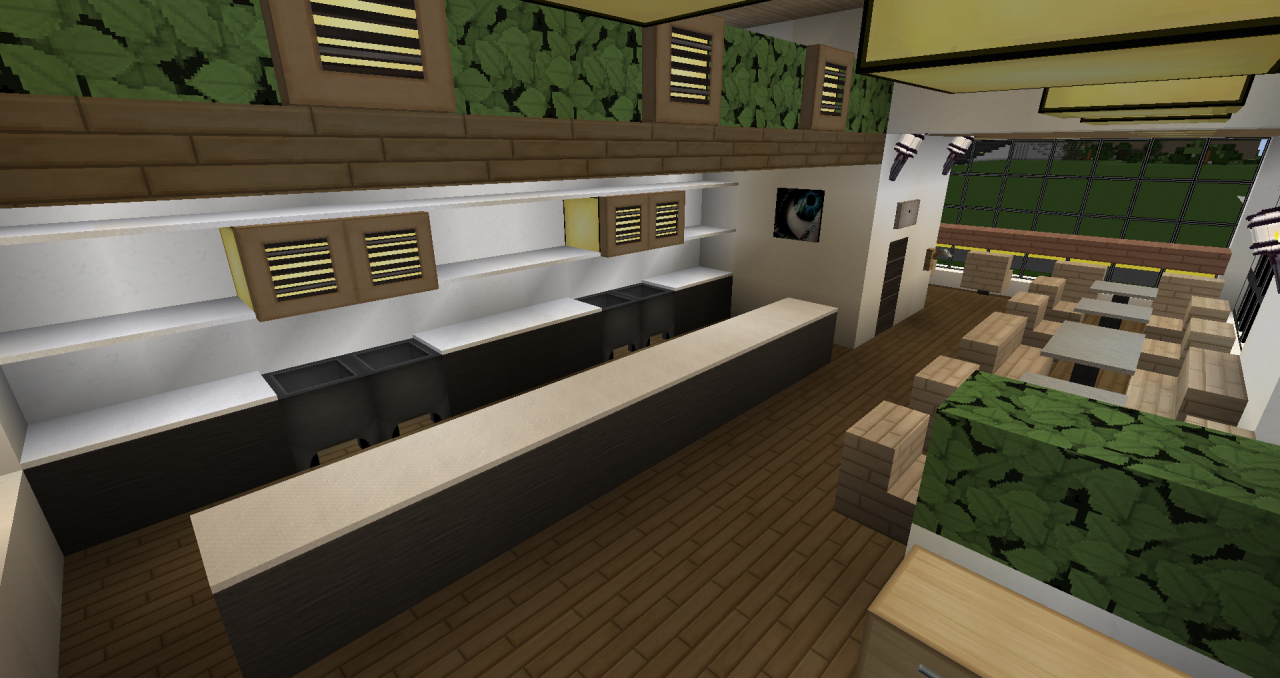 Modern Cafe Minecraft Map