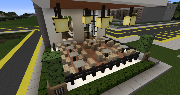Modern Cafe Minecraft Map