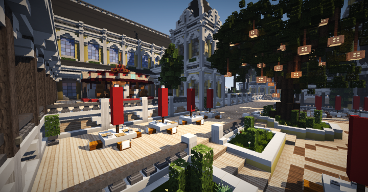 Boardwalk Promenade WIP Minecraft Map