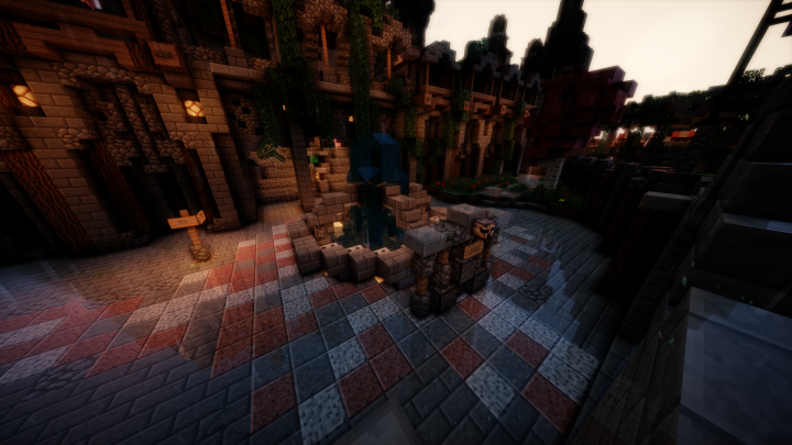 Ampleforth, the city of Mages Minecraft Map