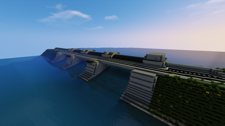 Large Dam - Asmoth Island Minecraft Map
