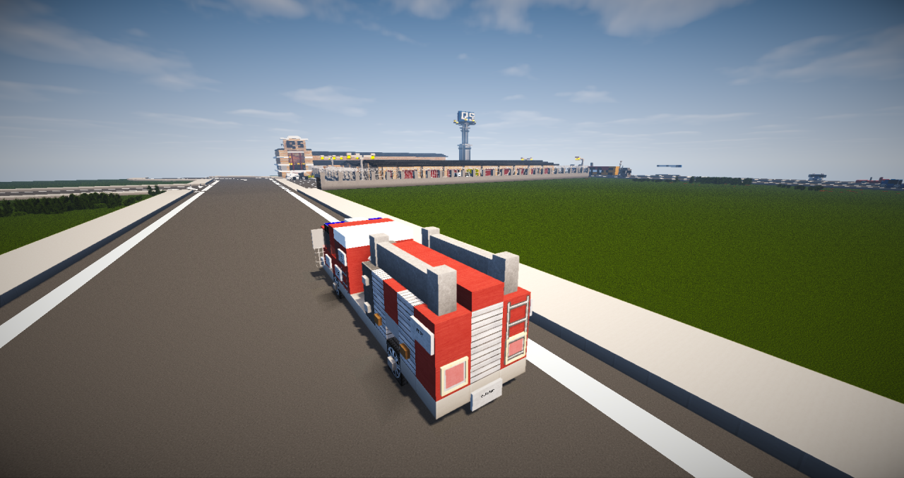 Vehicle - Fire Truck Minecraft Map
