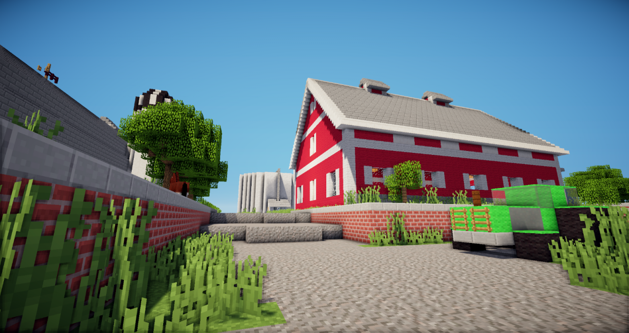 Realistic Wheat Farm! Version #2 [POP REEL] Minecraft Map