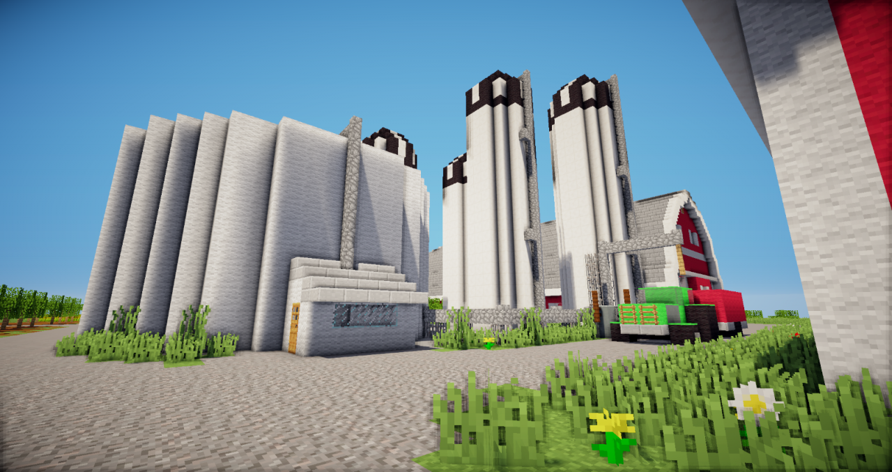 Realistic Wheat Farm! Version #2 [POP REEL] Minecraft Map