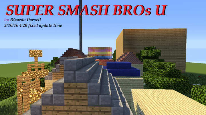 Super Smash bros PVP full version Minecraft Map