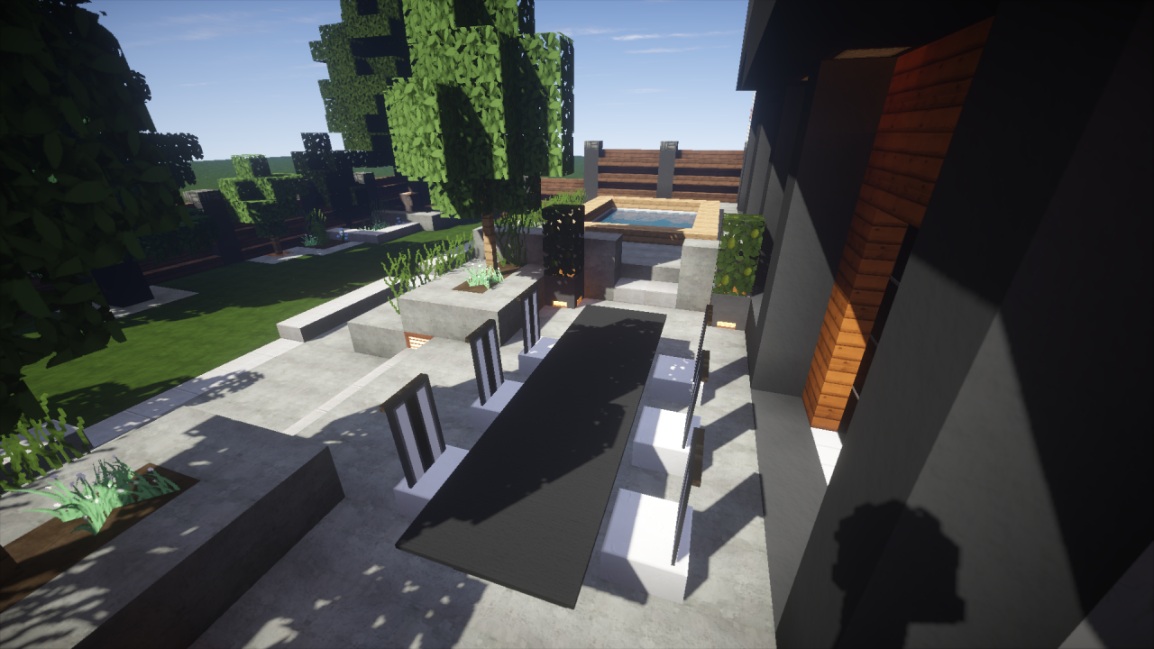 New Modern House [Furnished] [Schematic Available] Minecraft Map