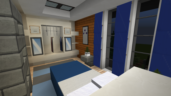 New Modern House [Furnished] [Schematic Available] Minecraft Map
