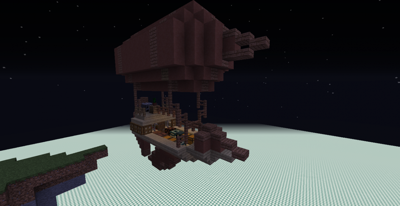 Airship Schematic Minecraft Project