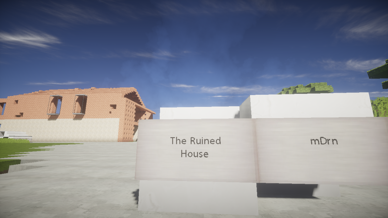 The Ruined House Minecraft Map