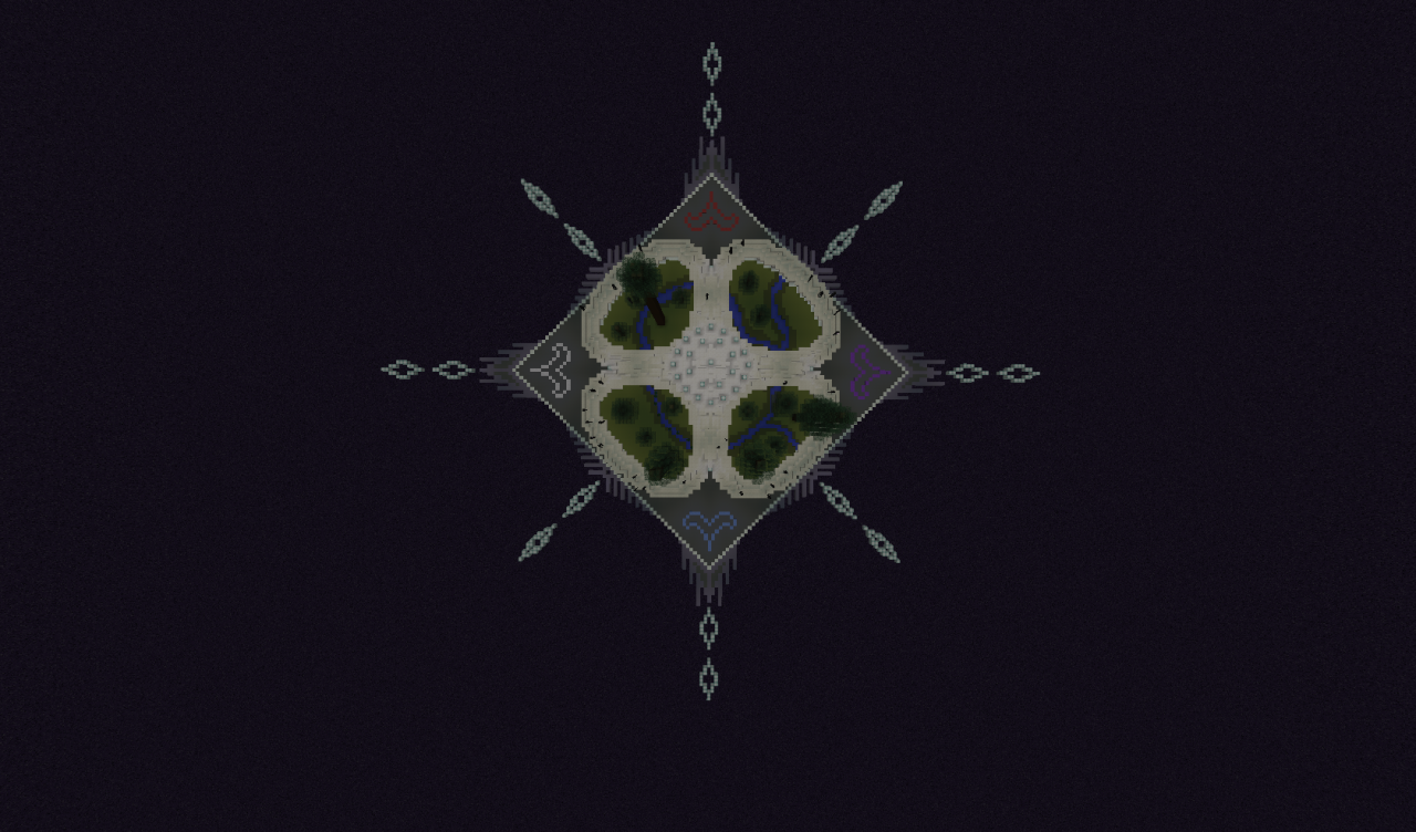 fancy compass (1.8 void structure) Minecraft Map